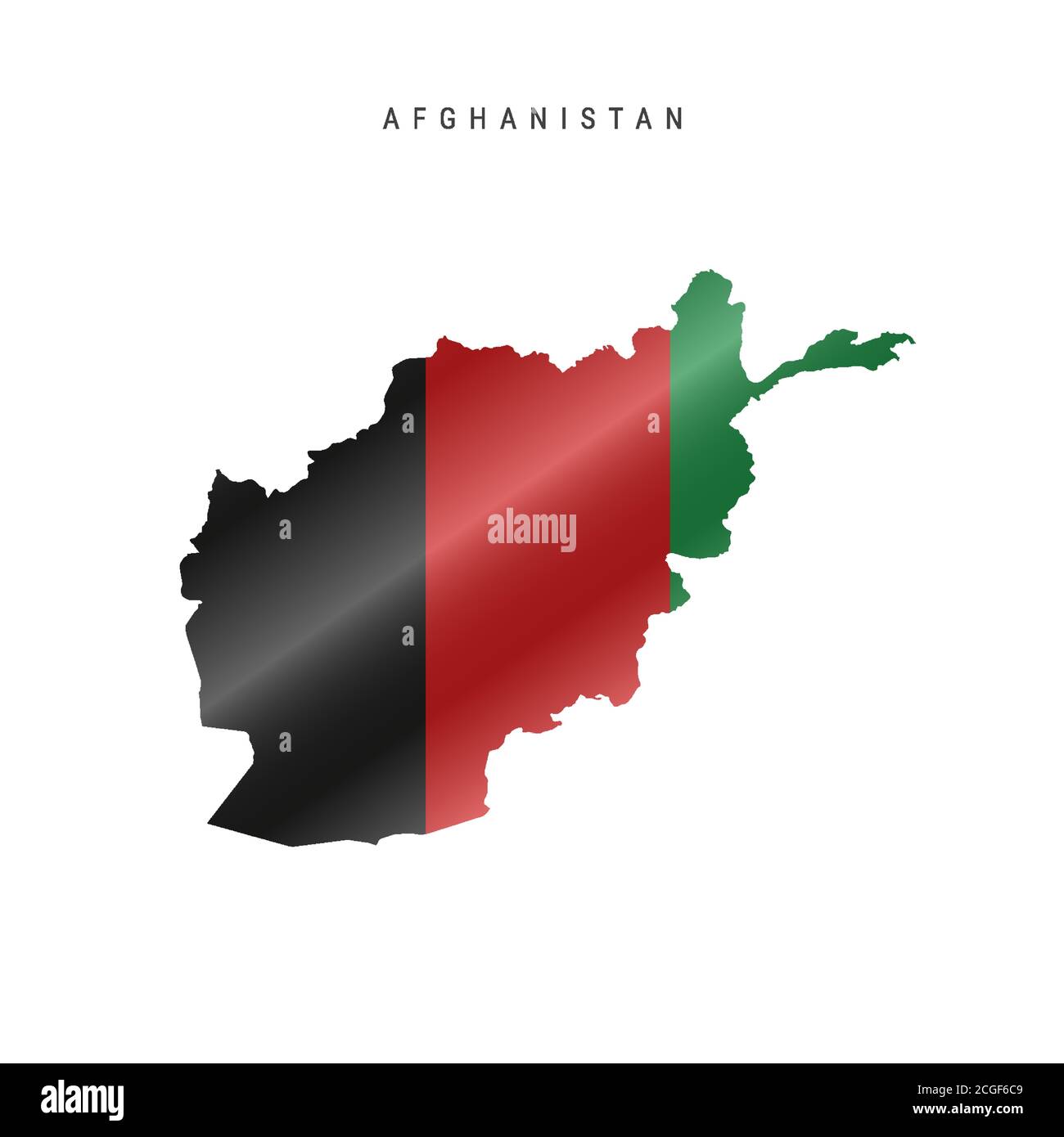 Waving afghanistan flag official Cut Out Stock Images & Pictures - Alamy