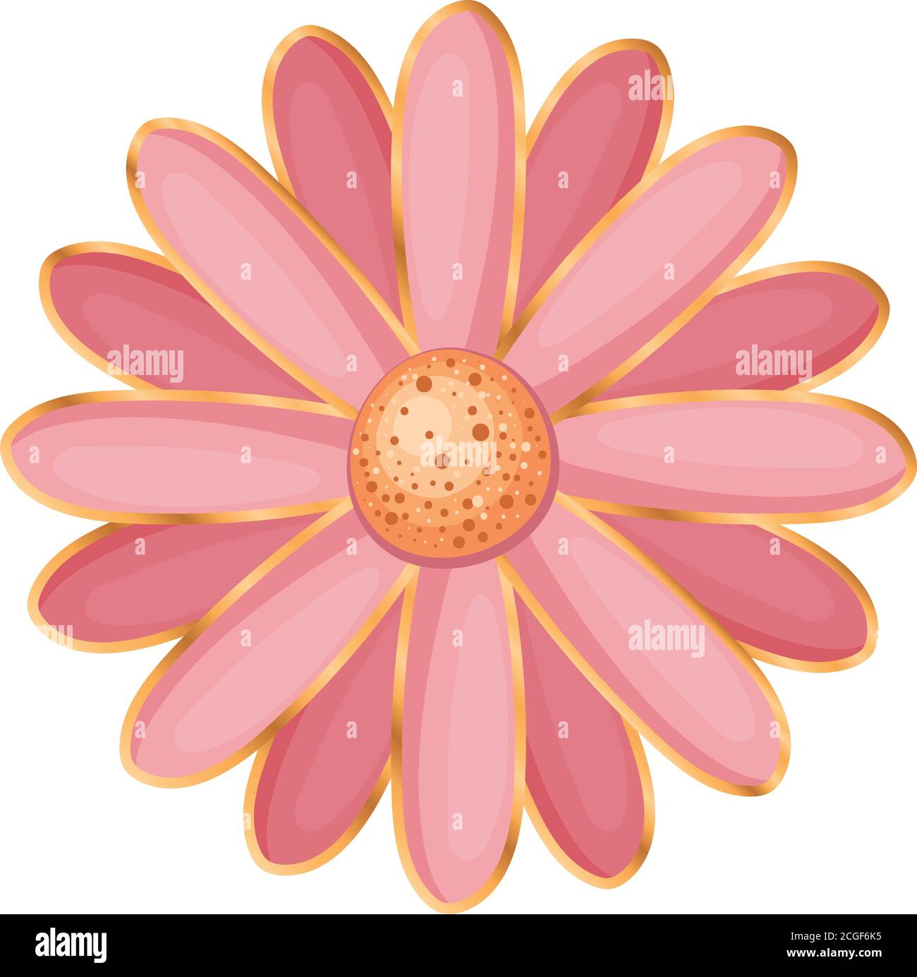 Isolated pink flower vector design Stock Vector Image & Art - Alamy