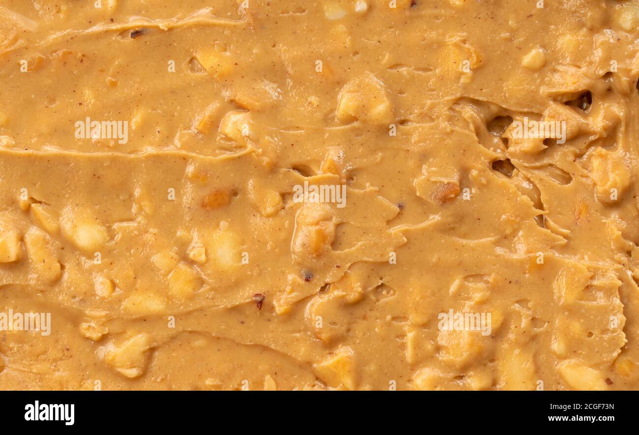 Top view of the peanut butter in the full screen Stock Photo - Alamy