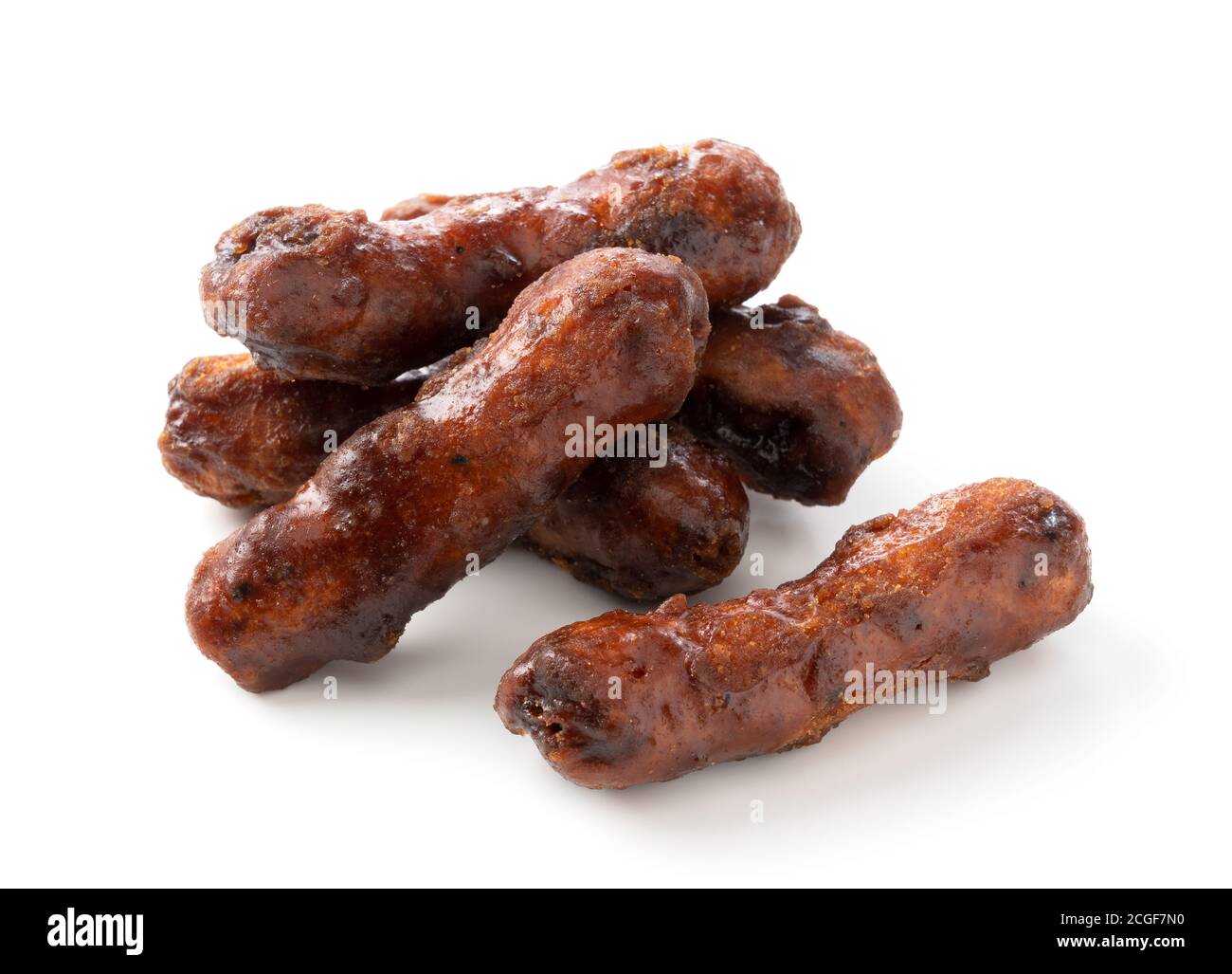 Japanese sweets (karinto) on a white background Stock Photo - Alamy