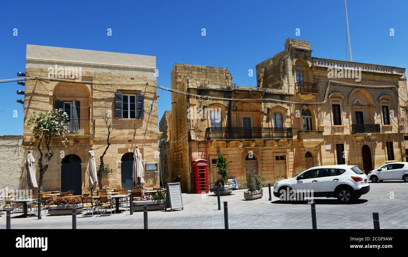 Walking through Victoria, Gozo, Malta Stock Photo - Alamy
