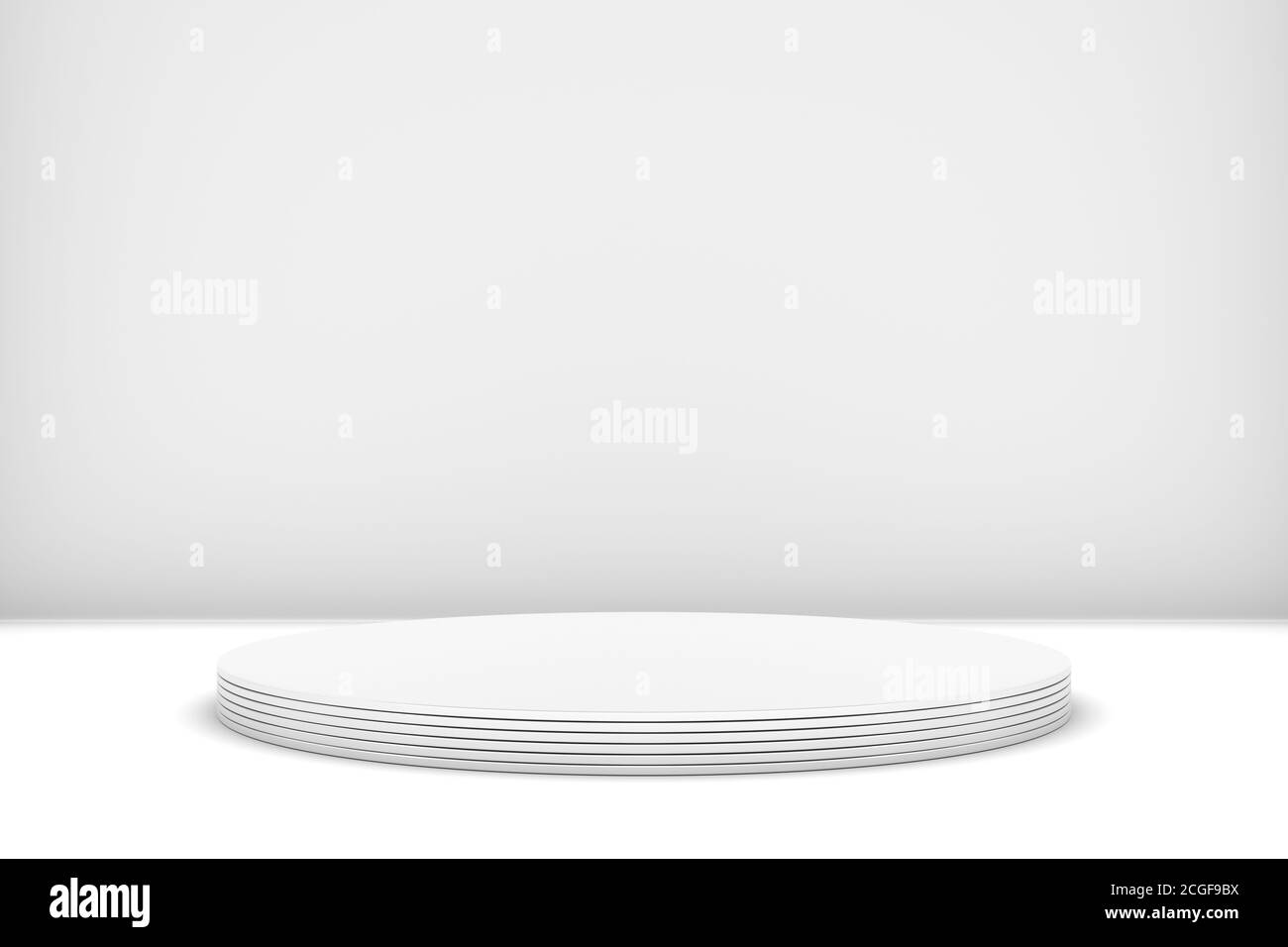 Scene from realistic metal cylinders on a gray metal background. 3d ...