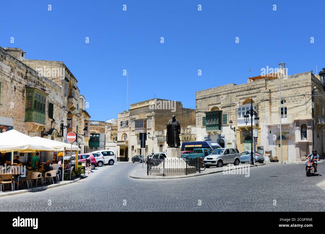 Savina square in VIctoria, Gozo, Malta Stock Photo - Alamy