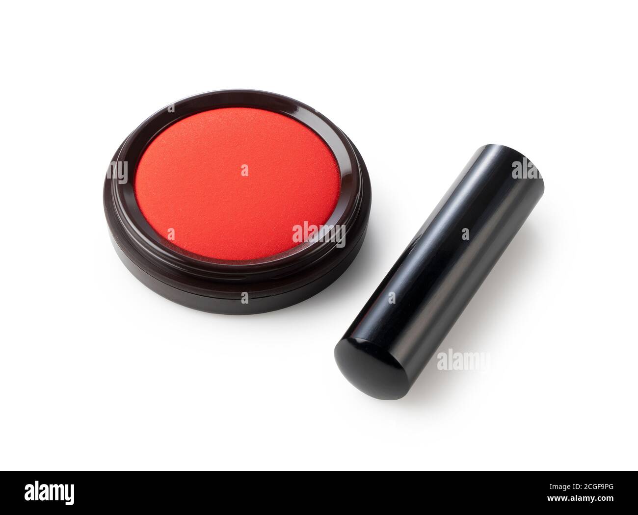 Japanese red ink and seal on a white background. Japanese culture Stock ...