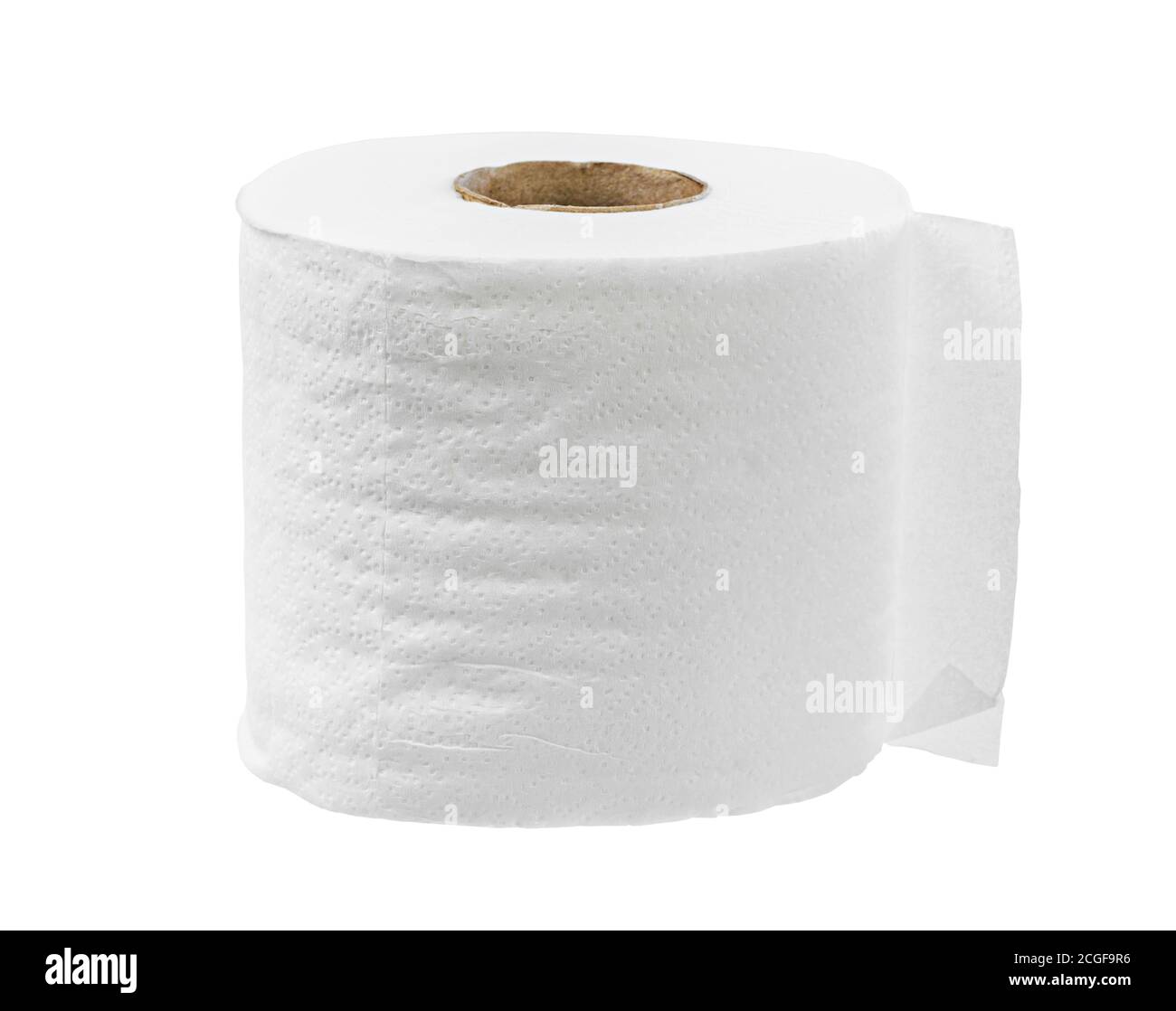 Tissue paper roll isolated on white background, Save clipping path ...