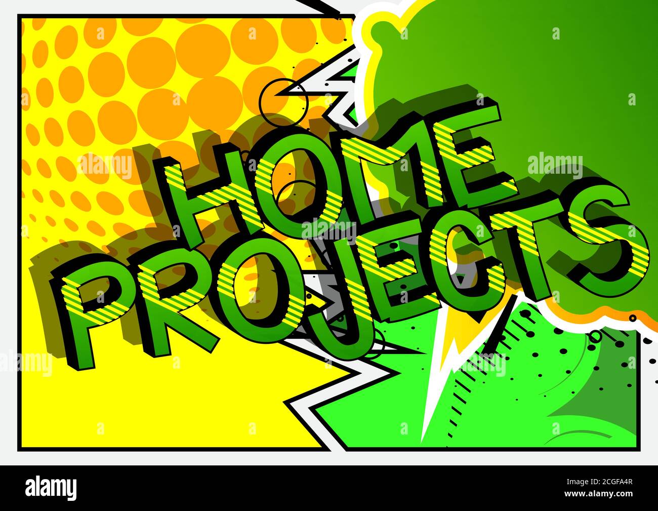 Home Projects Comic book style cartoon words on abstract comics ...