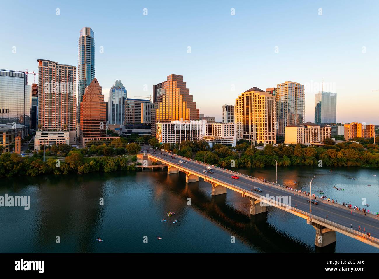 Austin, Texas skyline Stock Photo - Alamy