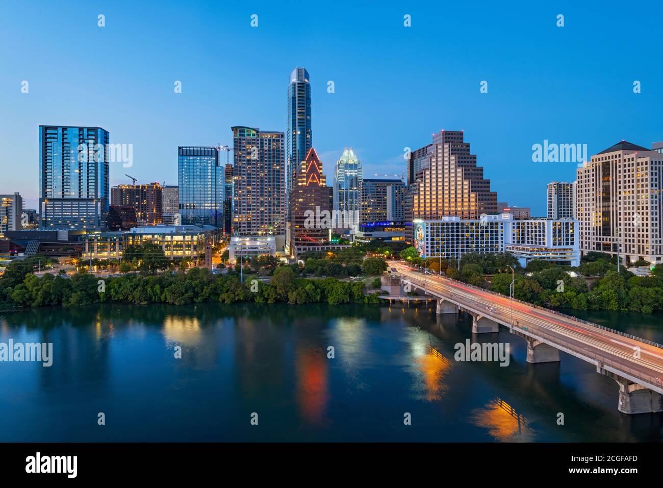 Austin, Texas skyline Stock Photo - Alamy