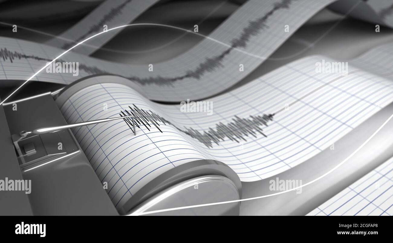 Seismic waves hi-res stock photography and images - Alamy