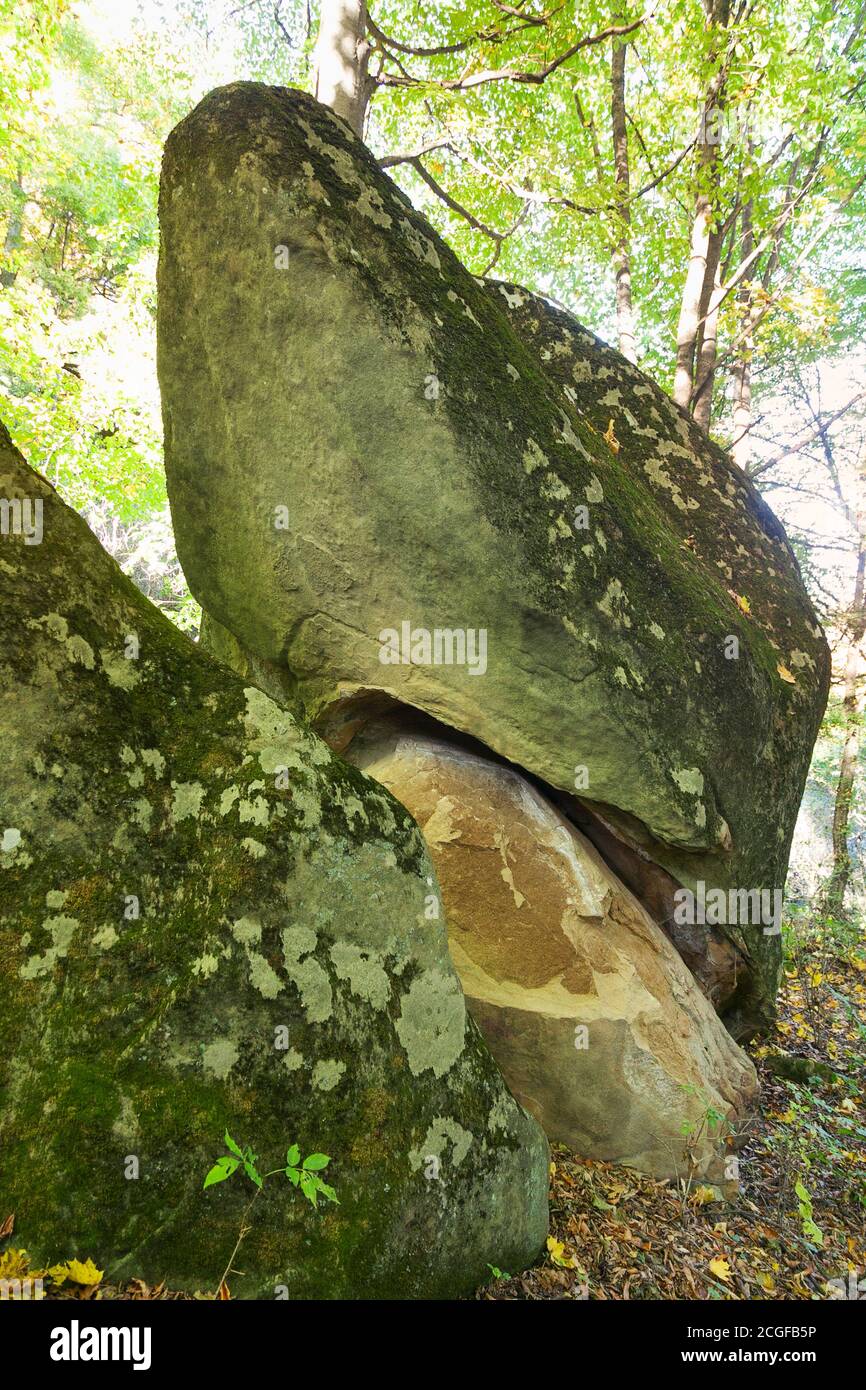 Prehistoric rock cut tomb hi-res stock photography and images - Alamy