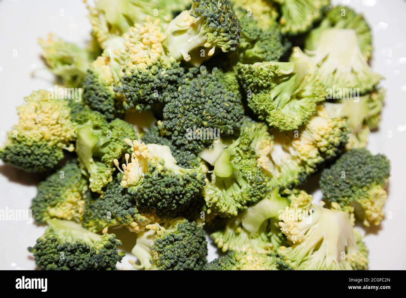 Cauliflower raw sliced closeup hi-res stock photography and images - Alamy