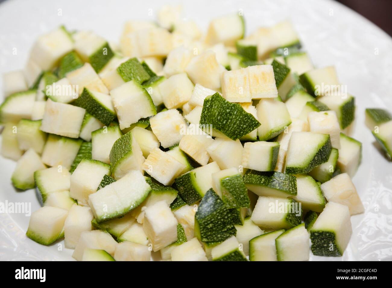 Zucchini cube hi-res stock photography and images - Alamy