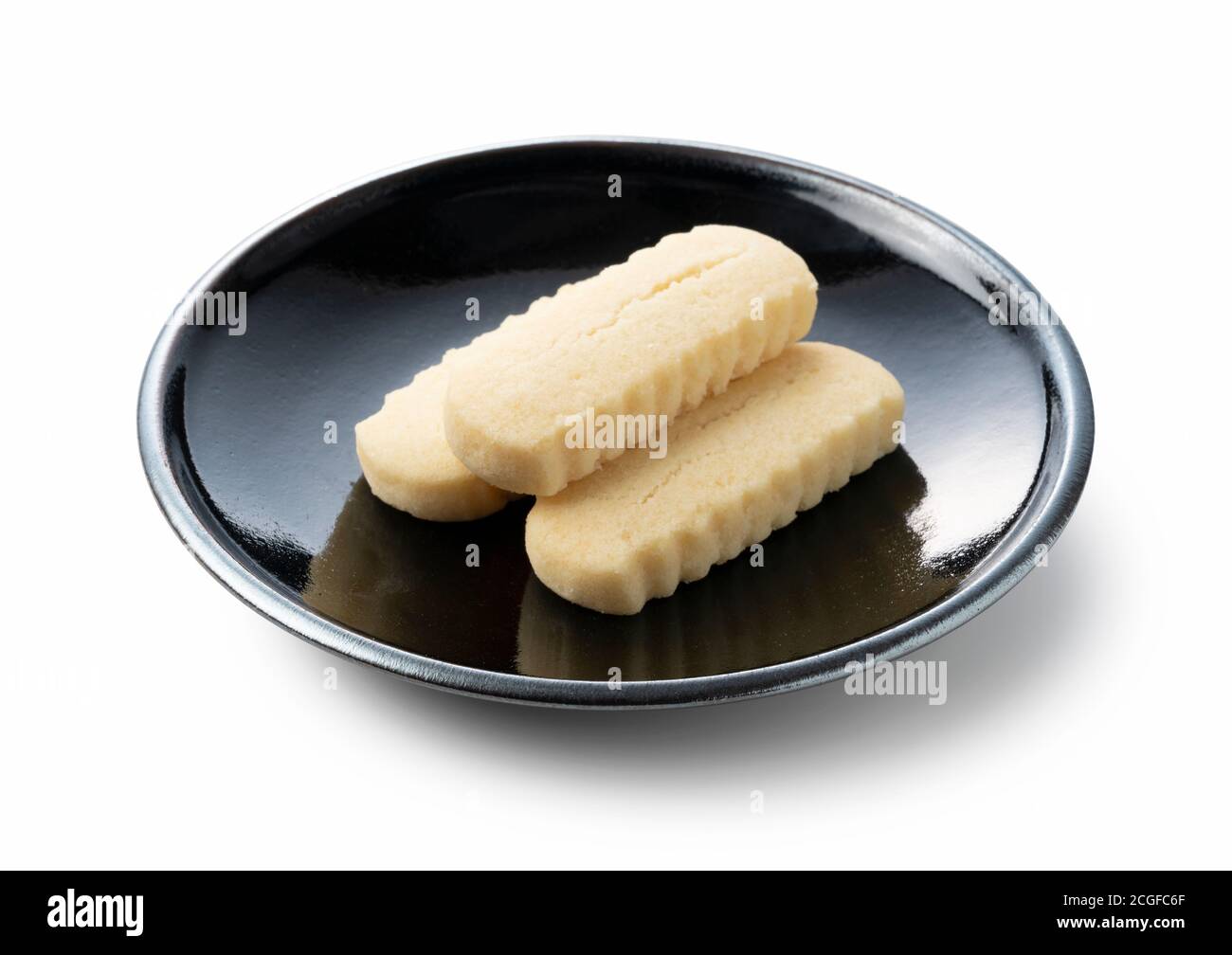 Japanese Okinawan cookies placed on a white background. Chinsuko Stock ...