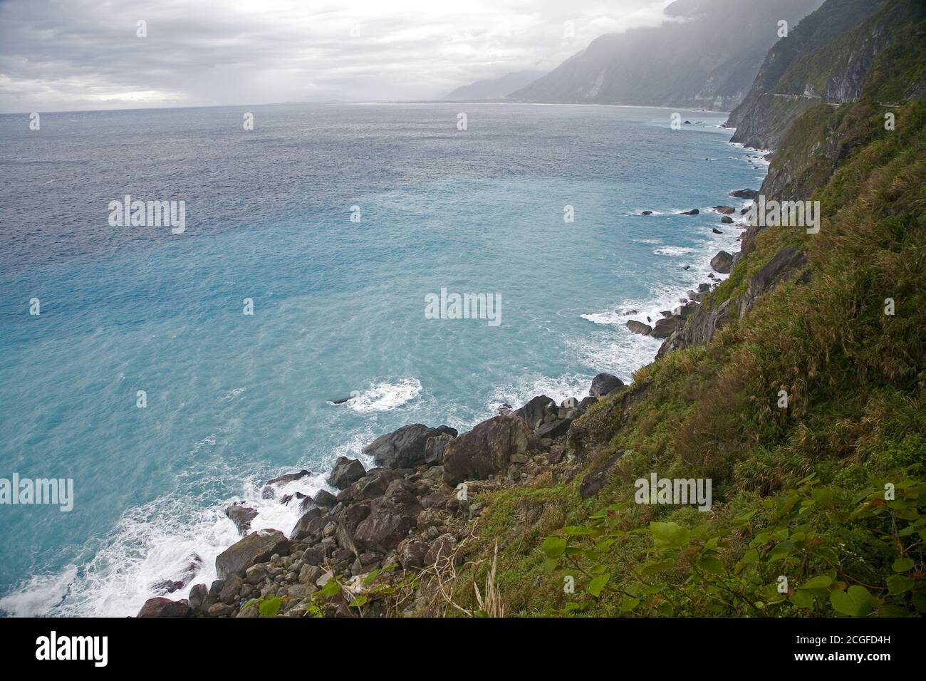 Taiwan Hualien Suhua Highway coast Stock Photo - Alamy