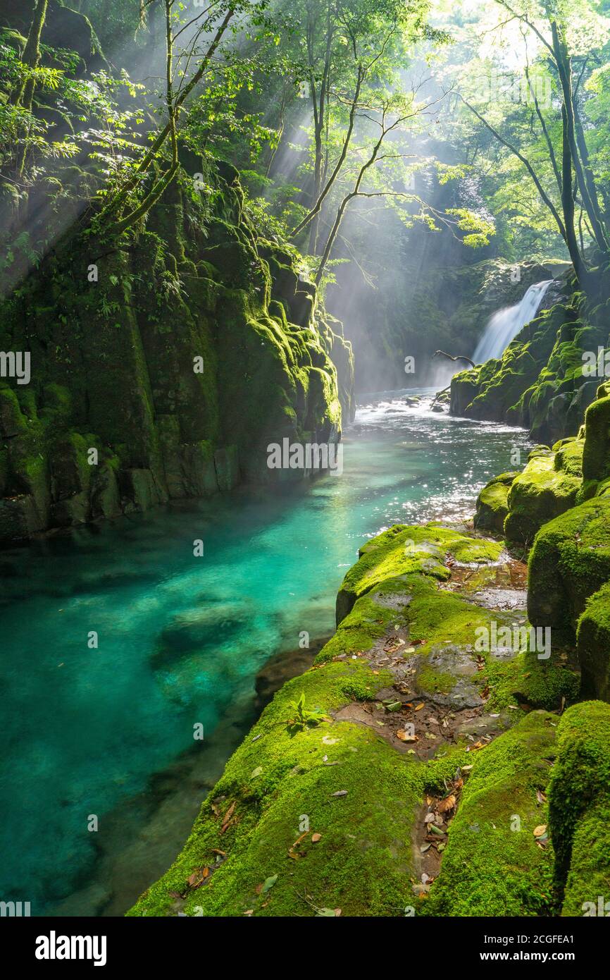 Kikuchi Gorge, Kumamoto Prefecture, Japan Stock Photo - Alamy
