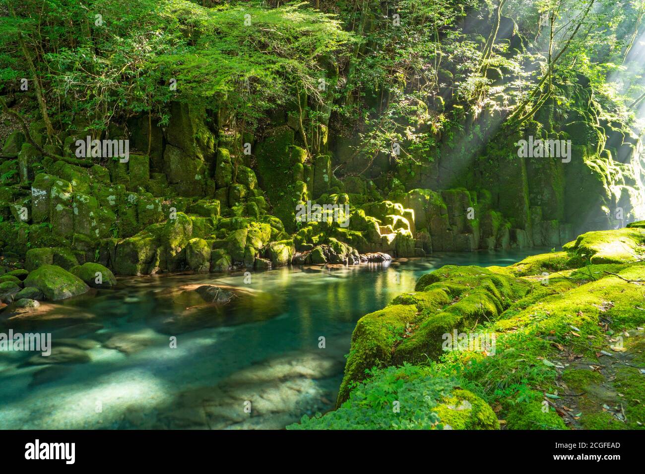 Kikuchi Gorge, Kumamoto Prefecture, Japan Stock Photo - Alamy