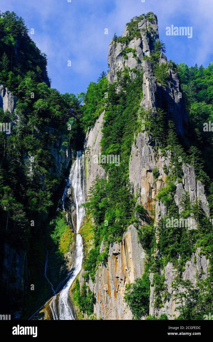 Sounkyo and japan and waterfall hi-res stock photography and images - Alamy