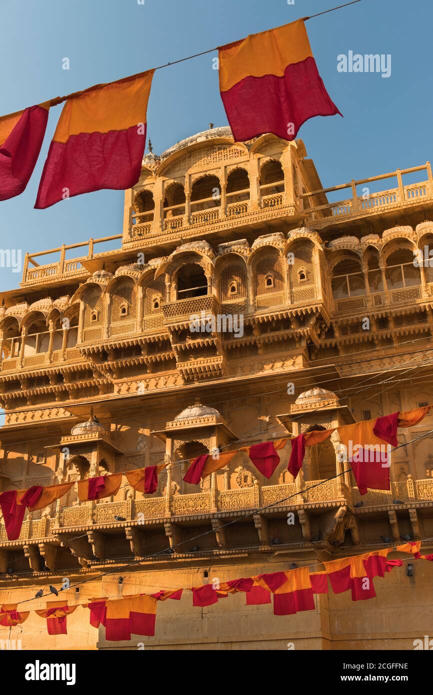 Raja Ka Mahal Palace Jaisalmer Fort Rajasthan India Stock Photo - Alamy