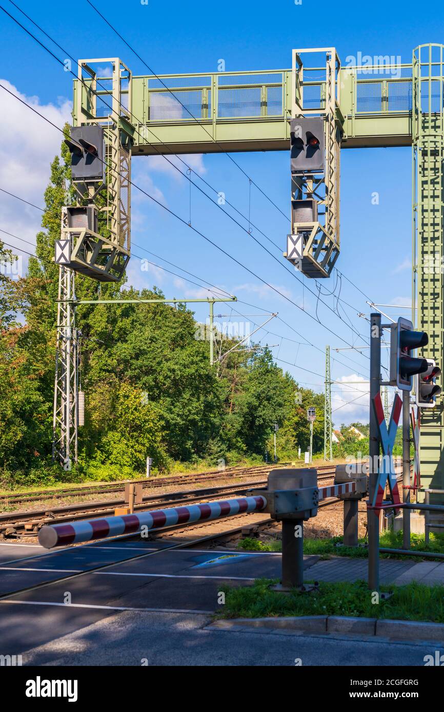 A signal traverse with pilot signals Stock Photo - Alamy