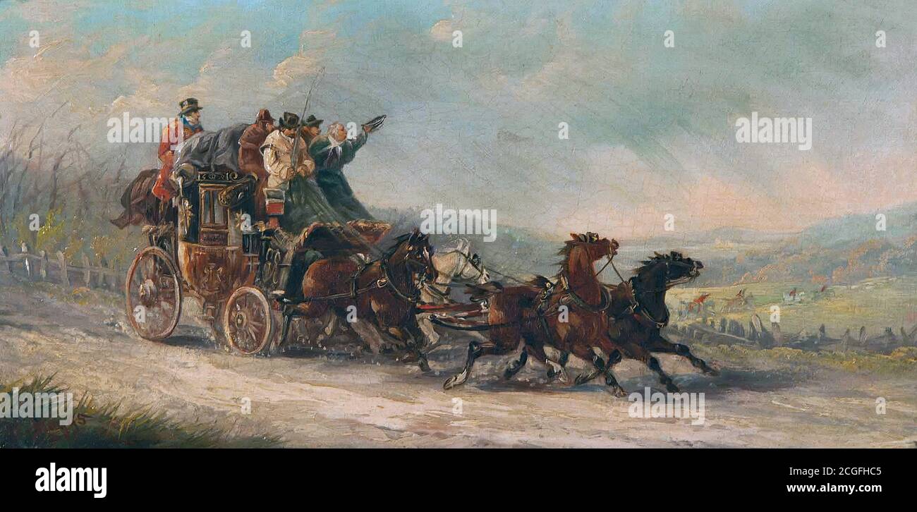 Victorian stage coach hi-res stock photography and images - Alamy