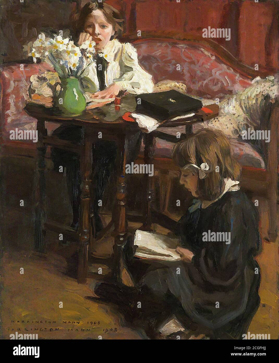 Victorian school lesson hi-res stock photography and images - Alamy