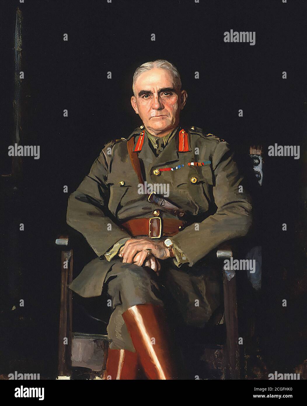 Mann Harrington - Portrait of Lieutenant General Sir Sam Hughes ...
