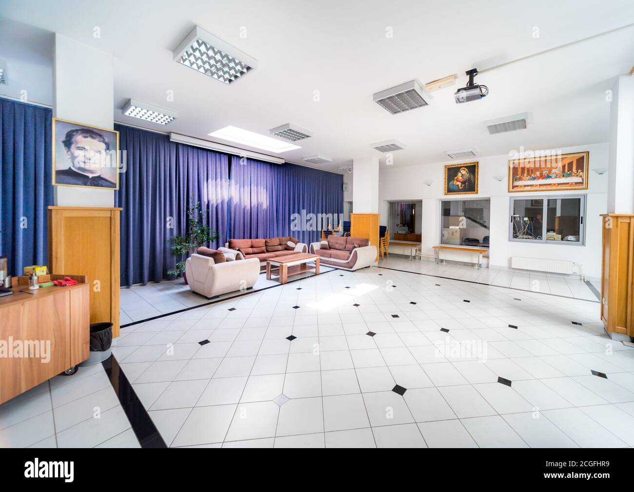 Building used for christian religious activities hi-res stock ...