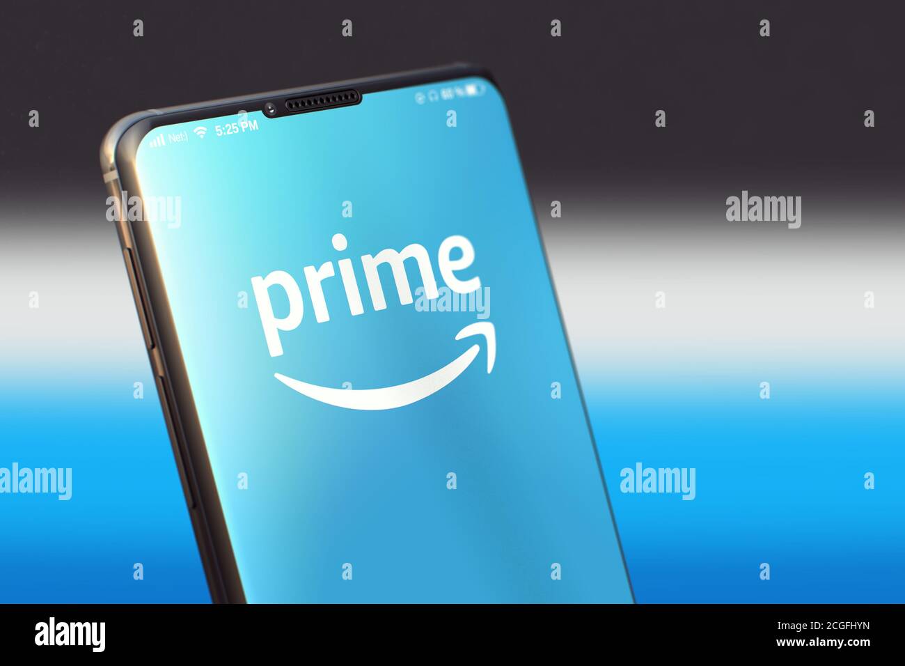 KYIV, UKRAINE-JUNE, 2020: Amazon Prime Mobile Application on the ...