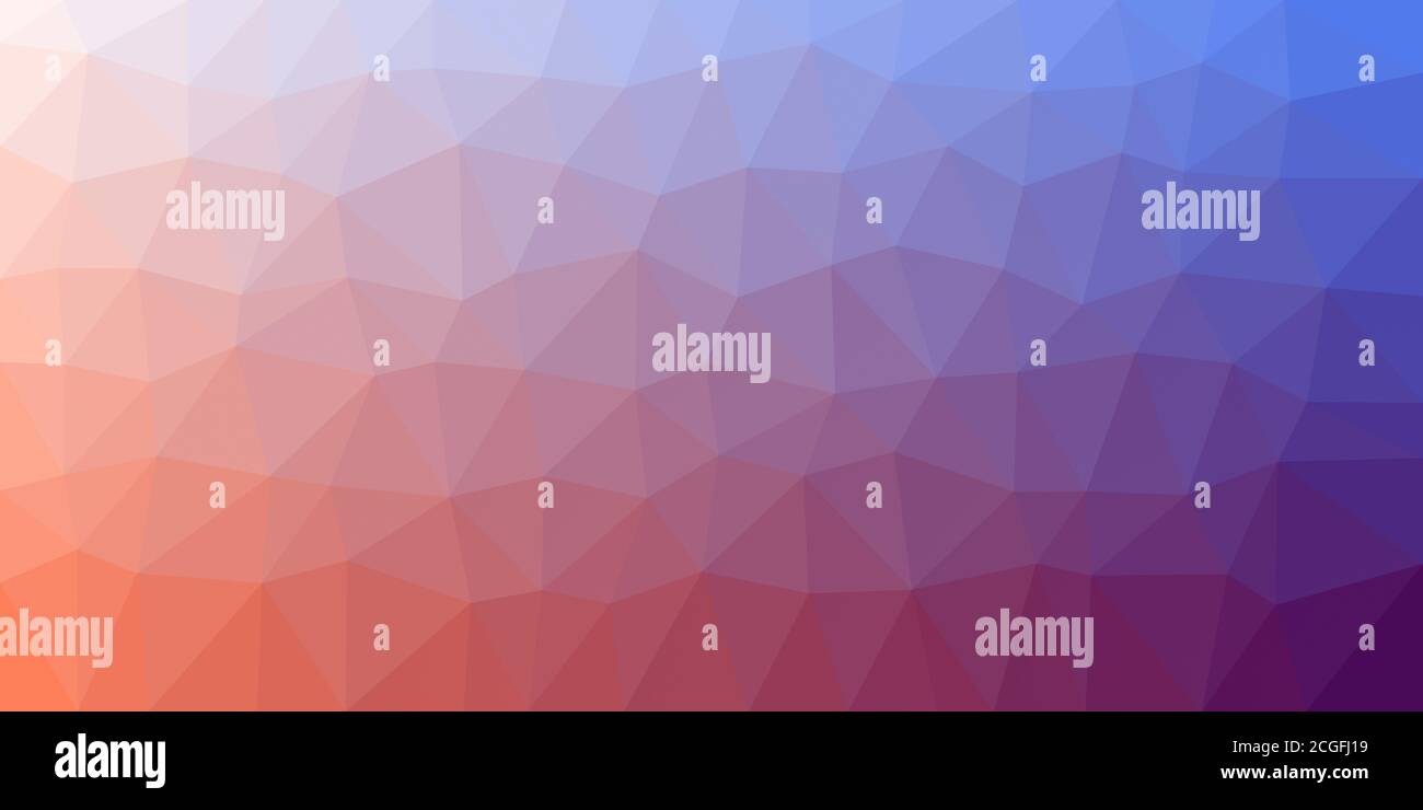 Abstract background - polygons on a purple, red and blue background ...