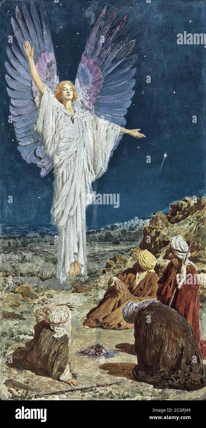 Angel shepherds appearing hi-res stock photography and images - Alamy