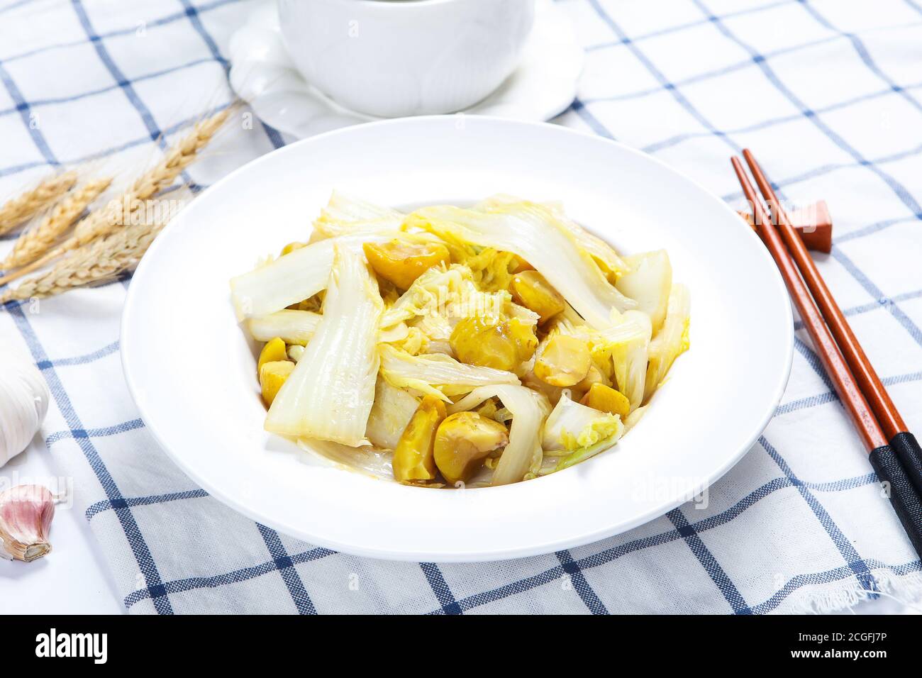 Chestnut vegetable stew Stock Photo - Alamy