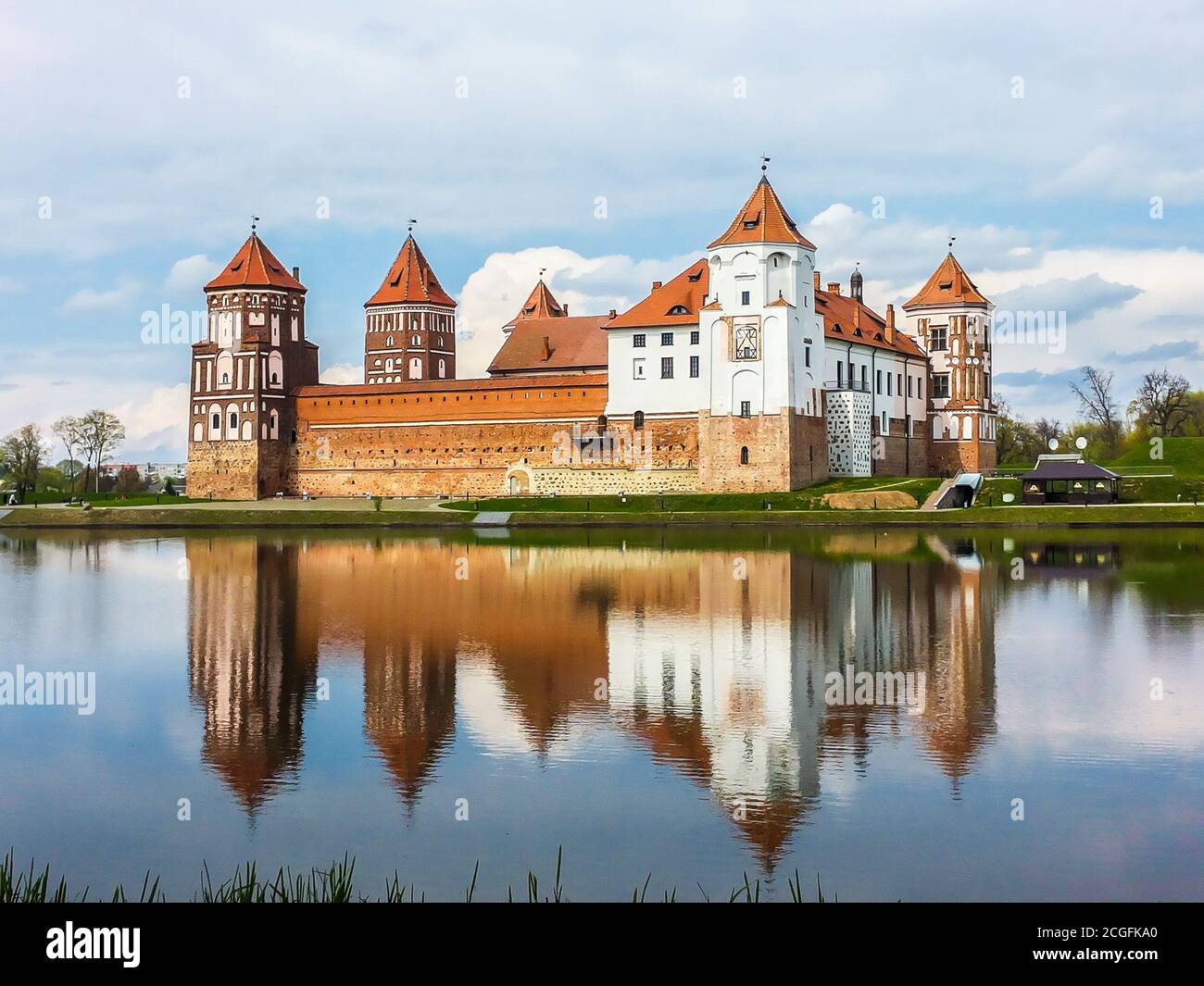 Medieval castle tower lake beautiful hi-res stock photography and ...