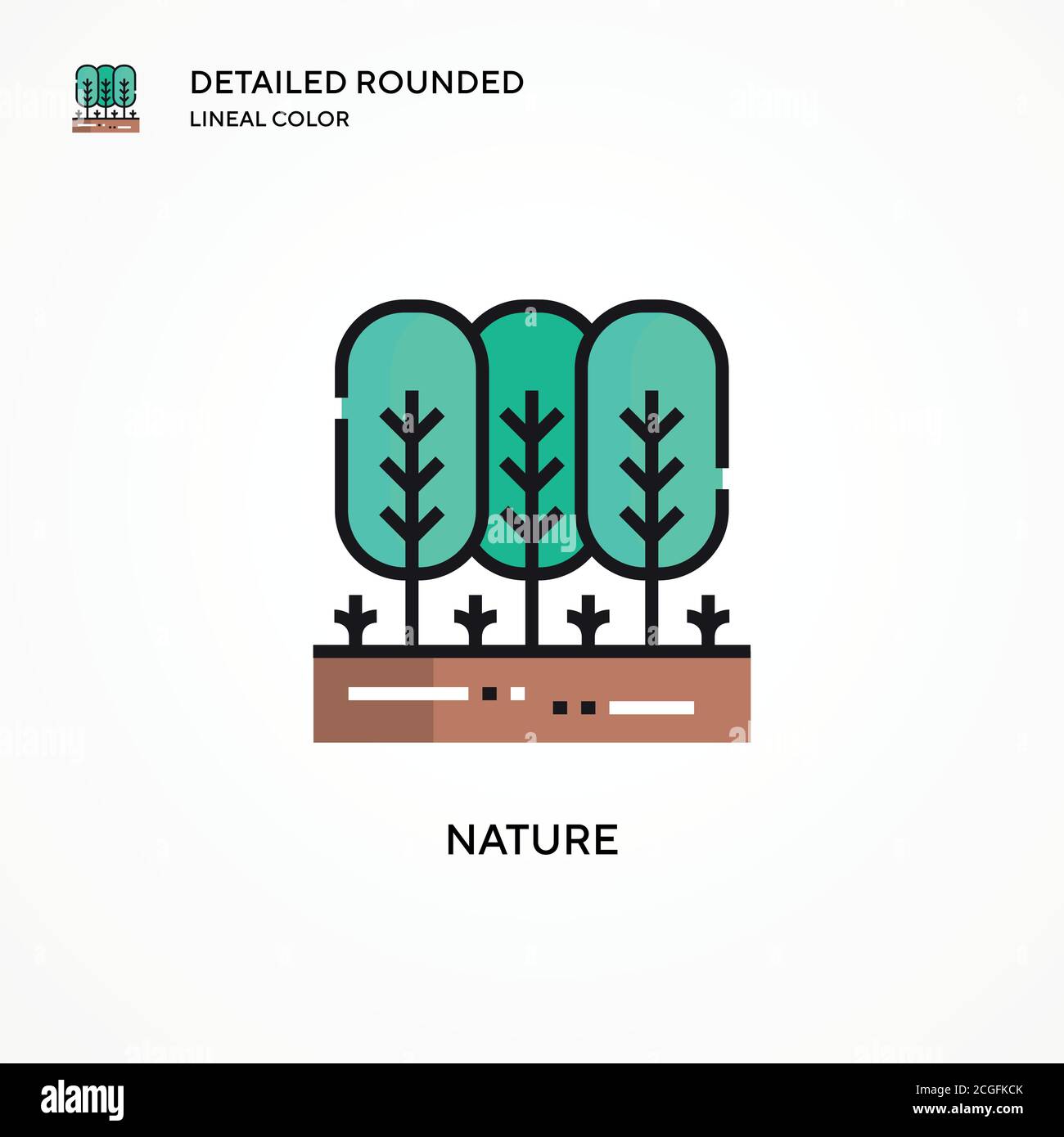 Nature vector icon. Modern vector illustration concepts. Easy to edit ...