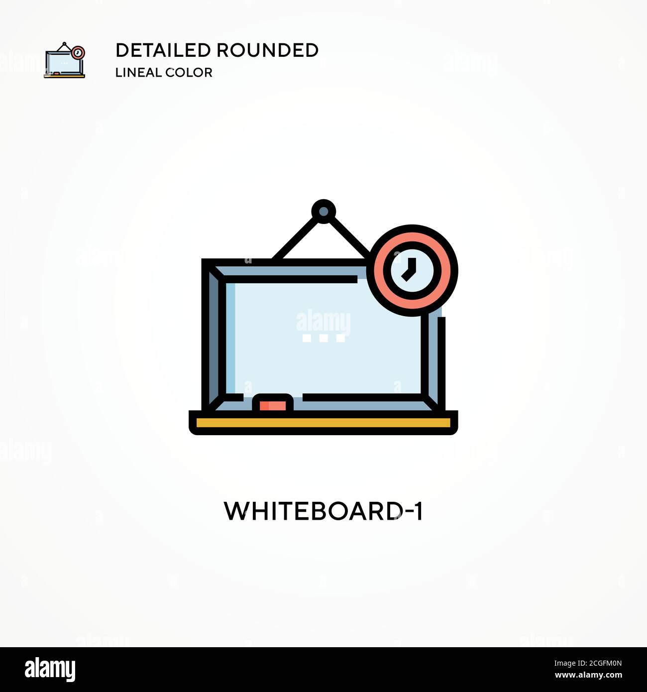 Whiteboard-1 vector icon. Modern vector illustration concepts. Easy to ...
