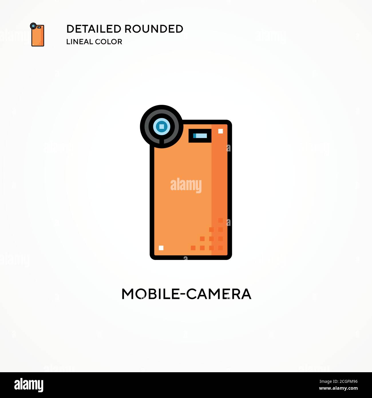 Mobile-camera vector icon. Modern vector illustration concepts. Easy to ...