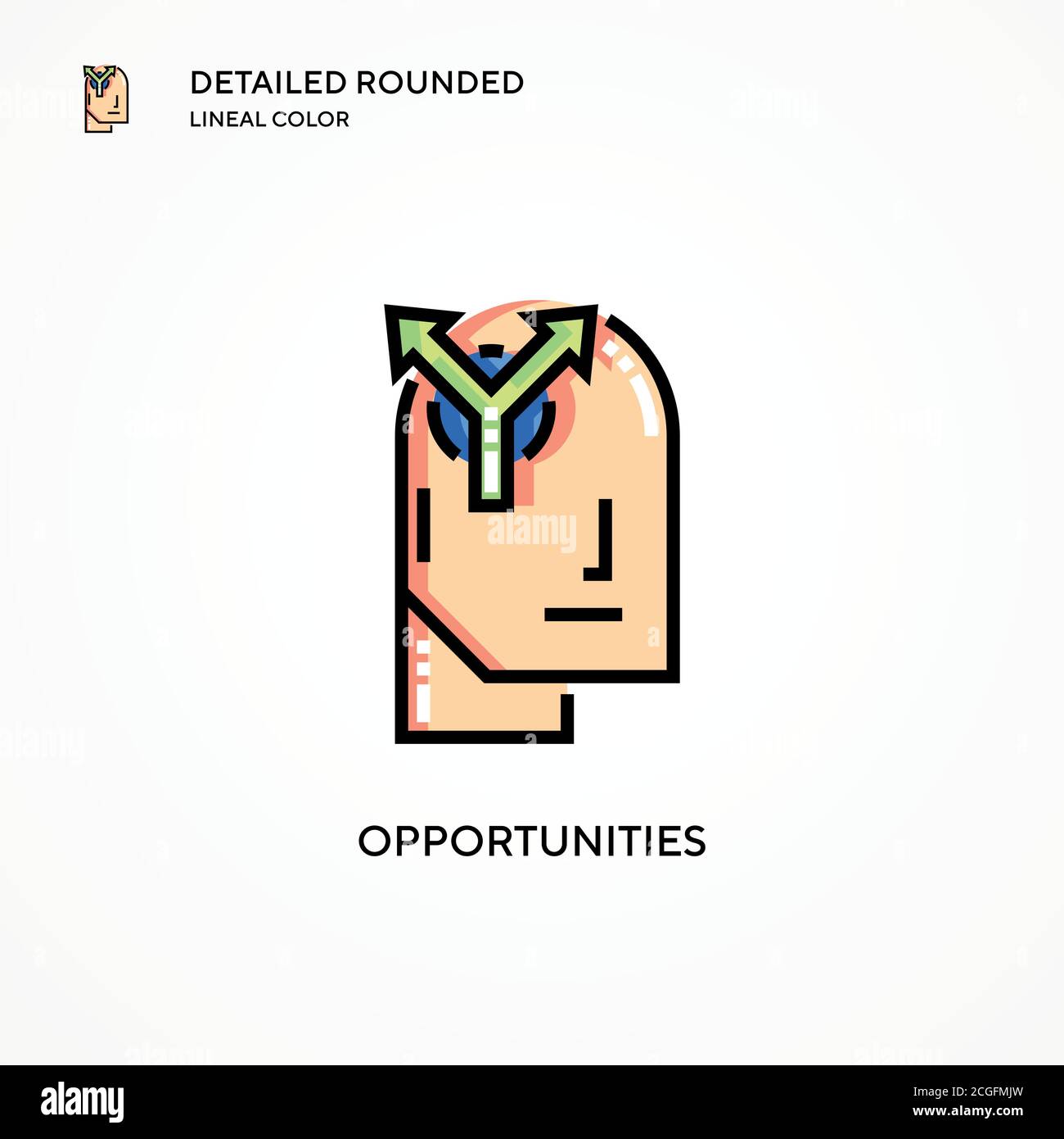 Opportunities vector icon. Modern vector illustration concepts. Easy to ...