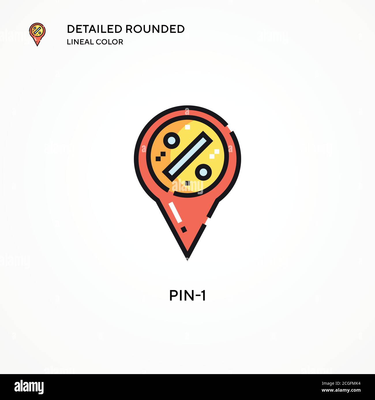 Number one pin Stock Vector Images - Alamy