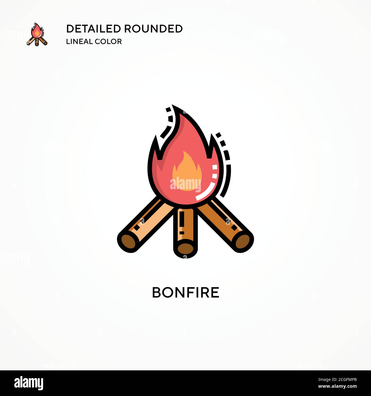 Fire beach bonfire party vector night campfire hi-res stock photography ...