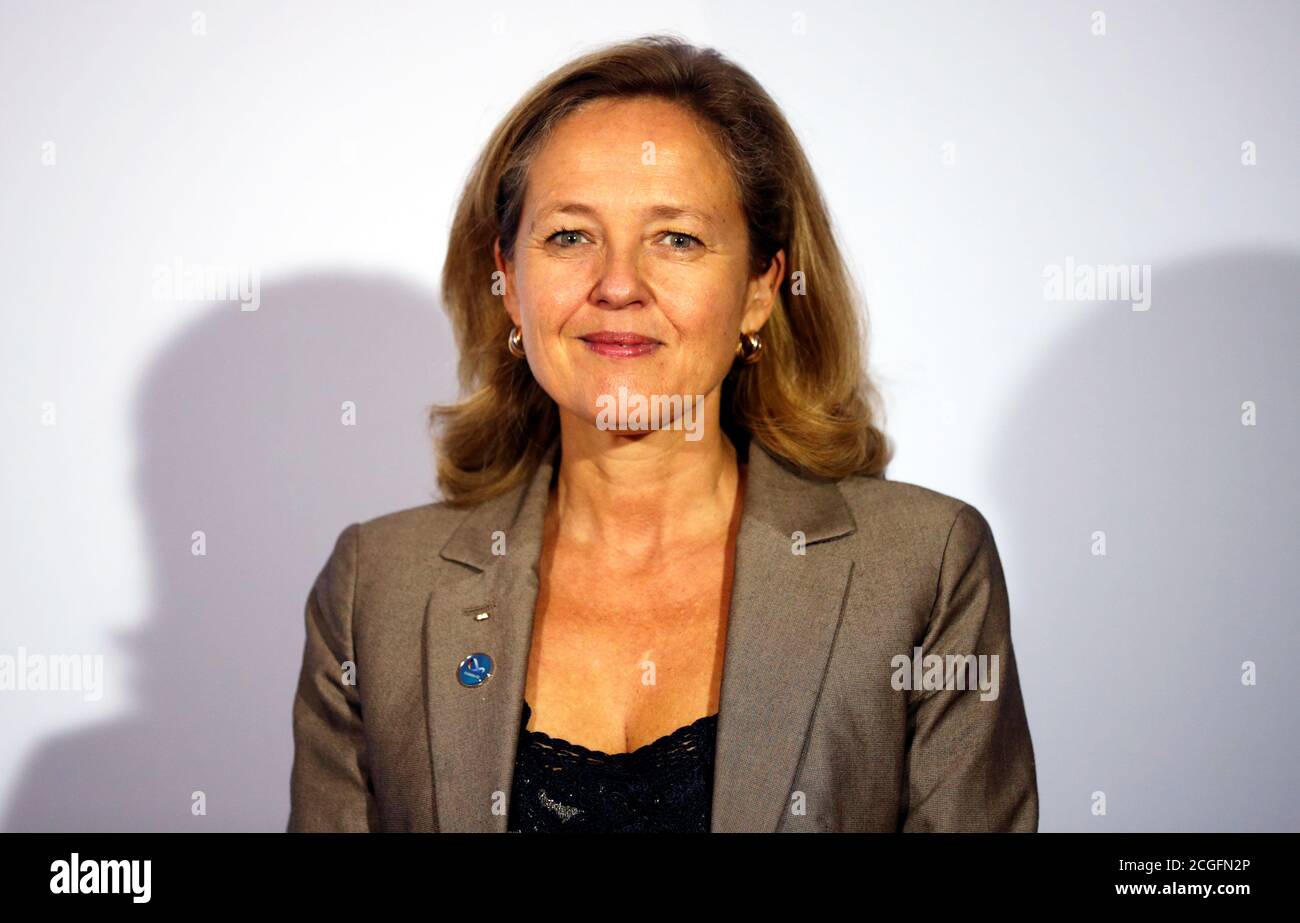 Berlin, Germany. 11th Sep, 2020. The Spanish Minister of Economy Nadia ...