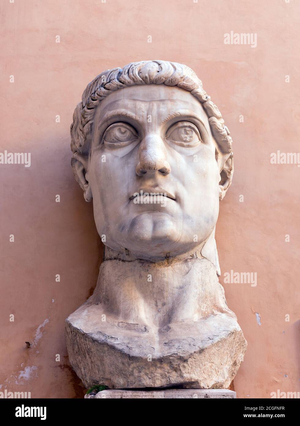 Giant head emperor constantine statue hi-res stock photography and ...