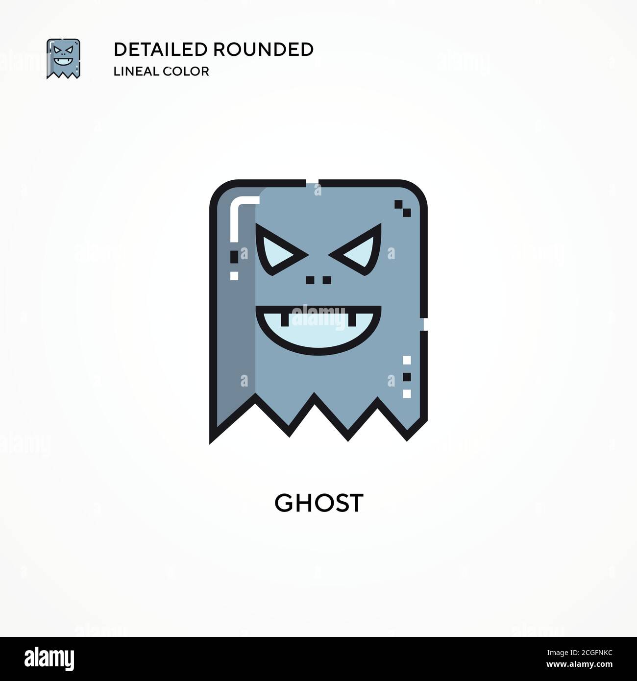 Ghost vector icon. Modern vector illustration concepts. Easy to edit ...