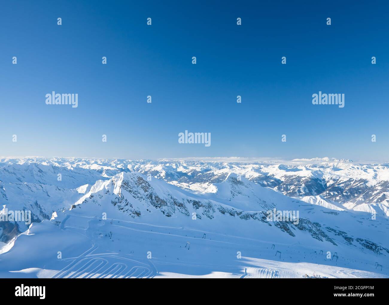 Ski resort of Kaprun, Kitzsteinhorn glacier. Austria Stock Photo - Alamy