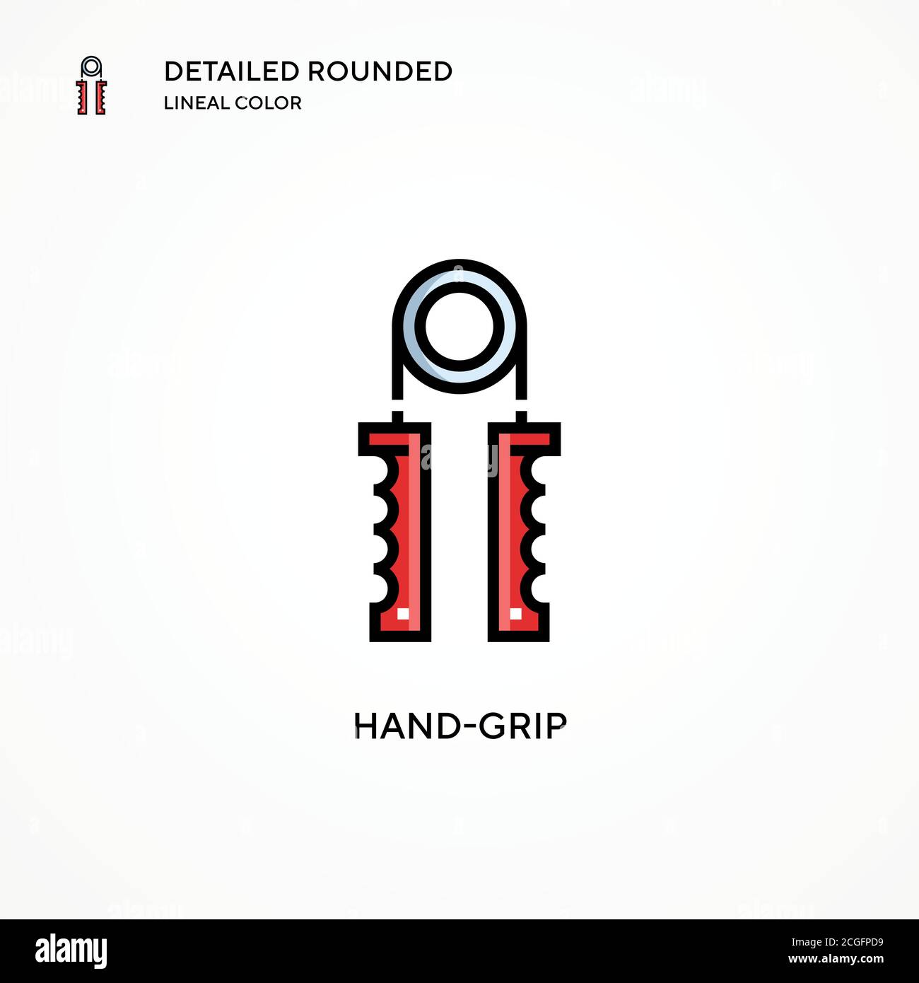 Hand-grip vector icon. Modern vector illustration concepts. Easy to ...