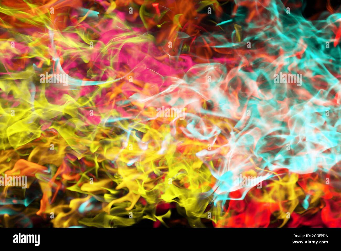 abstract color fire texture on the black background Stock Photo - Alamy