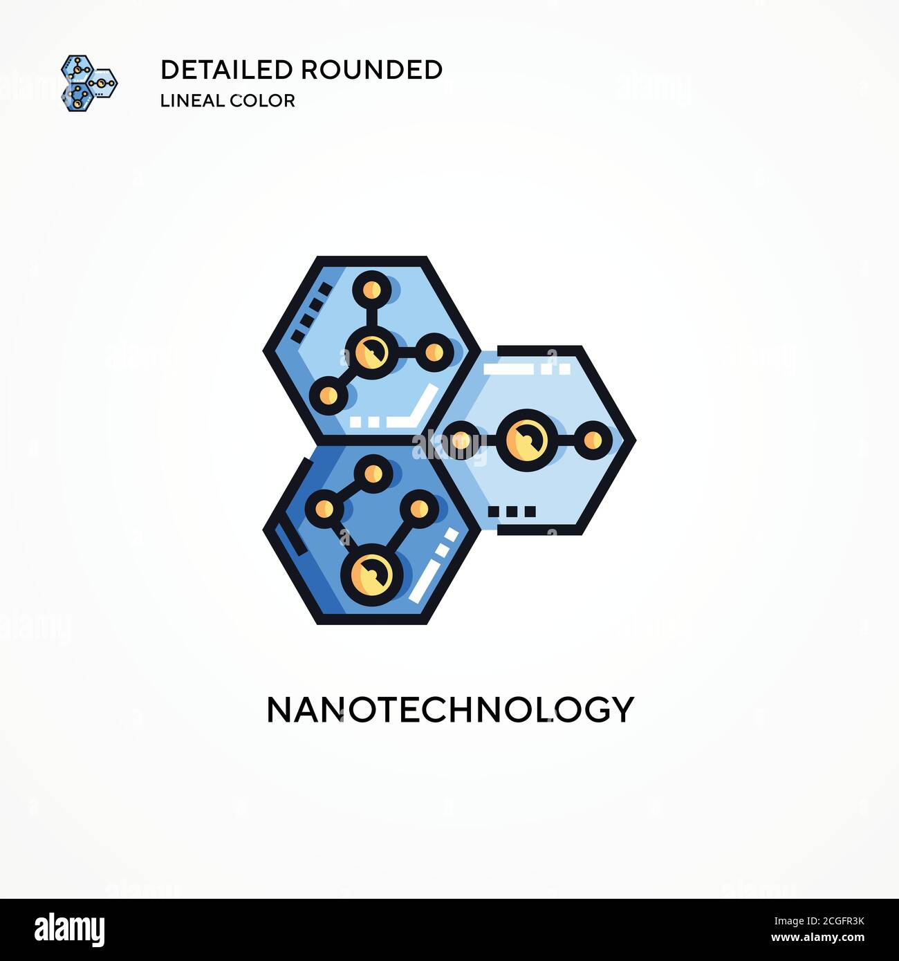 Nanotechnology vector icon. Modern vector illustration concepts. Easy ...
