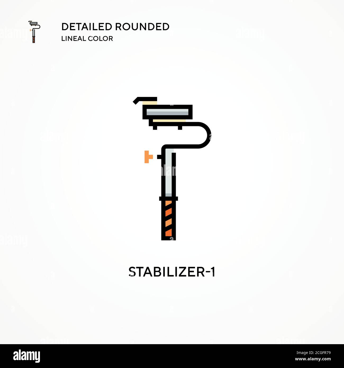 Stabilizer-1 vector icon. Modern vector illustration concepts. Easy to ...