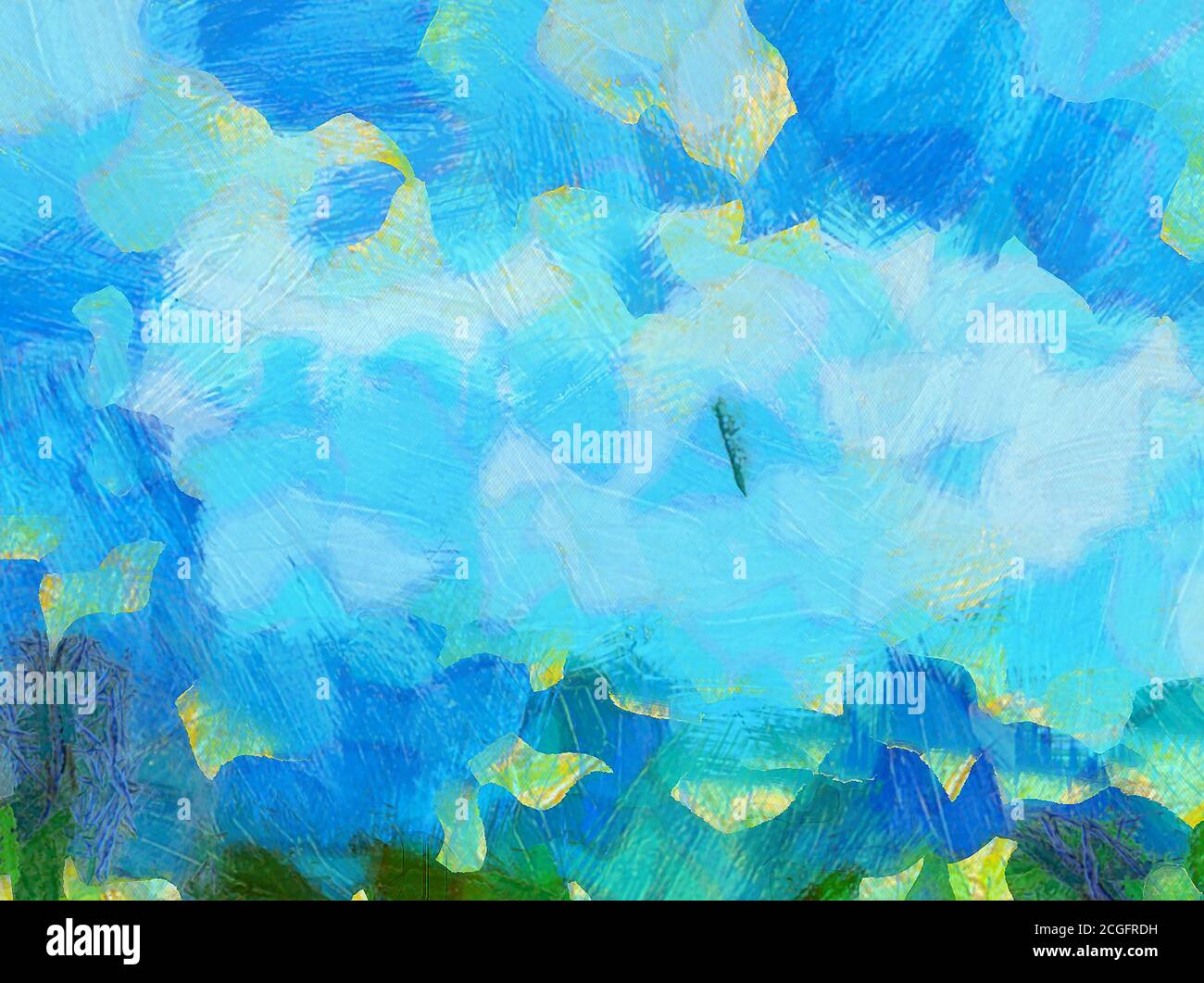 Illustration style background image, various colorful abstract patterns ...