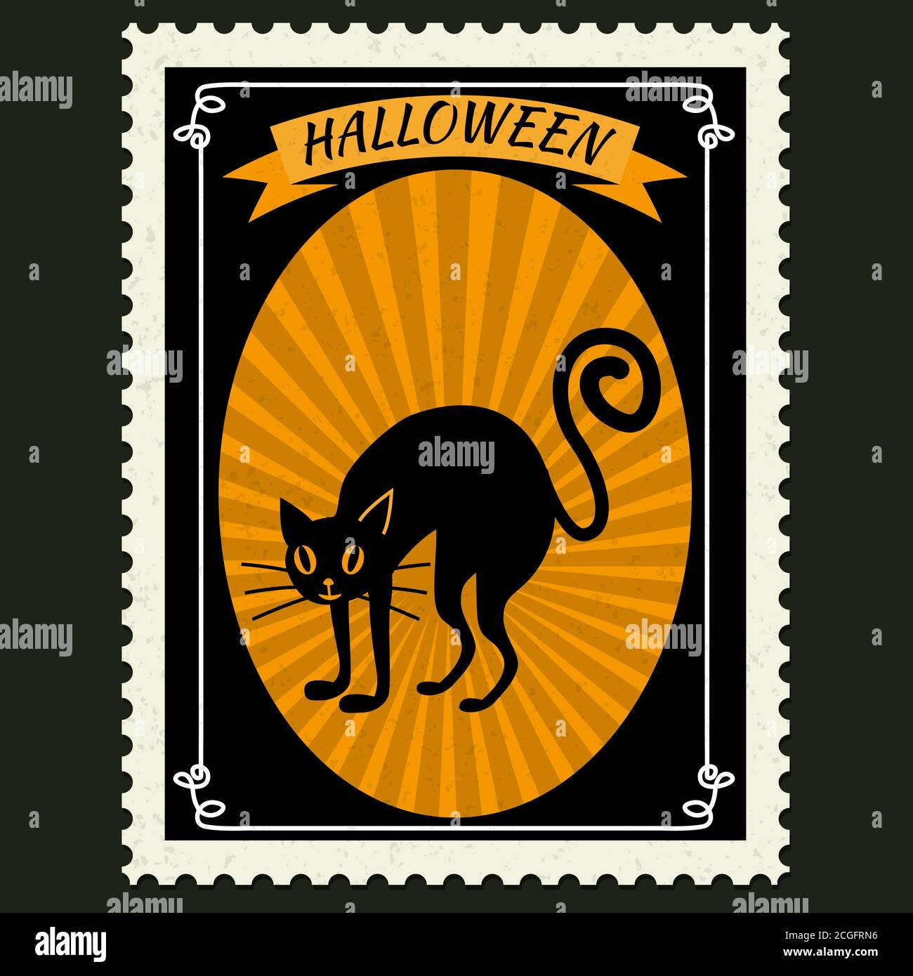 Postage cat Stock Vector Images - Alamy