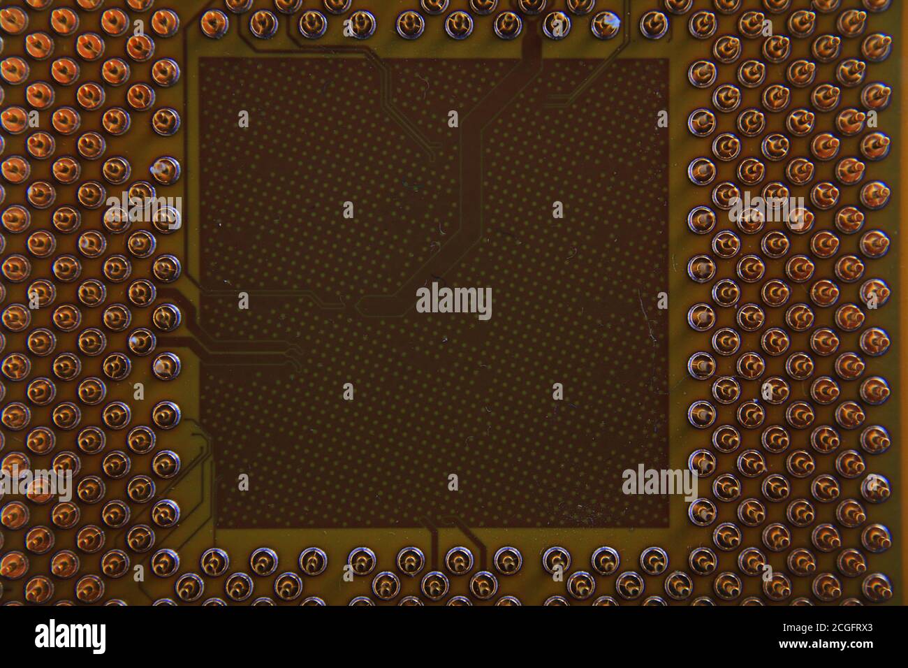 detail of old microprocessor as technology background Stock Photo - Alamy