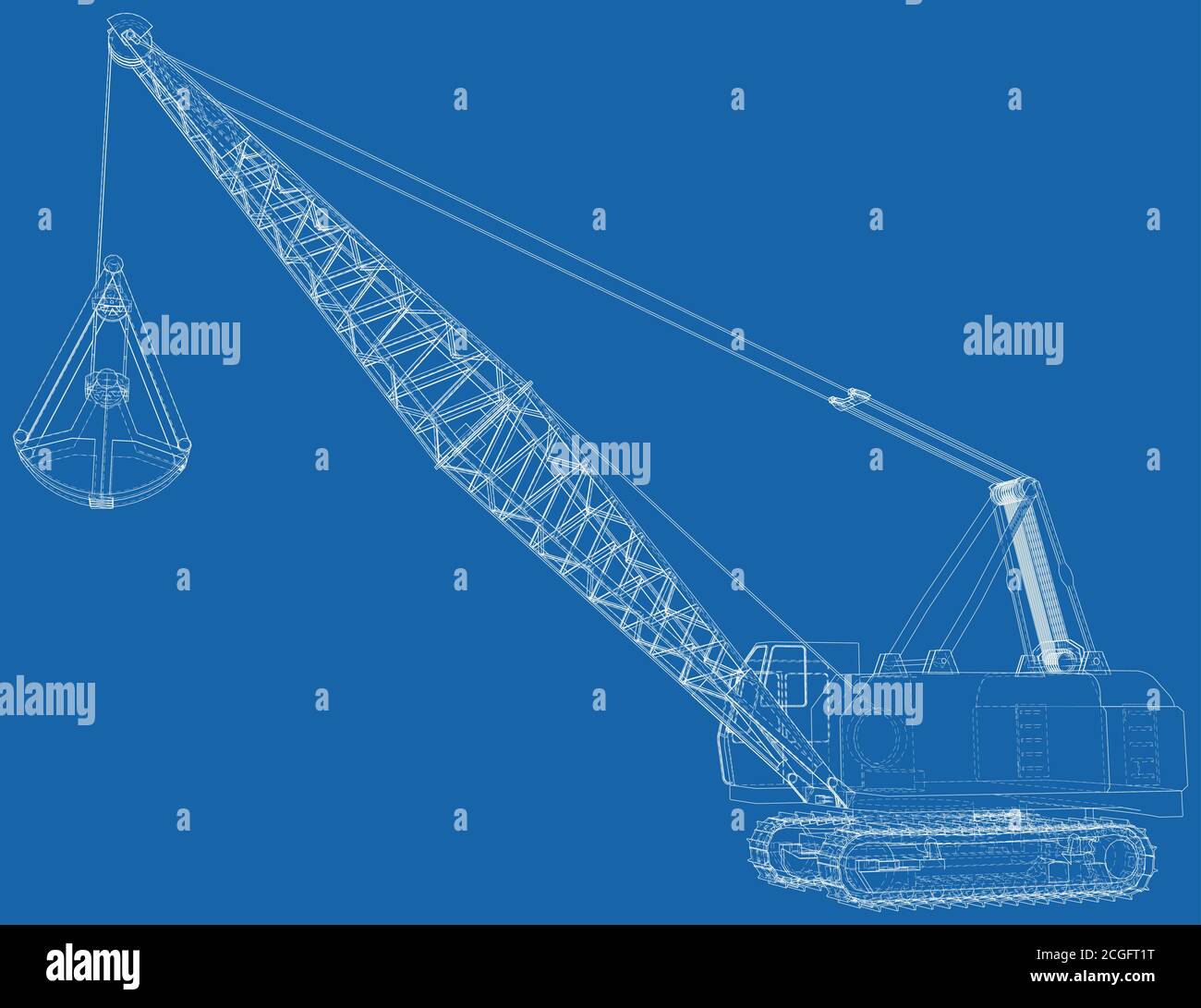 Mining machine. The machine of quarry mining works. The layers of ...